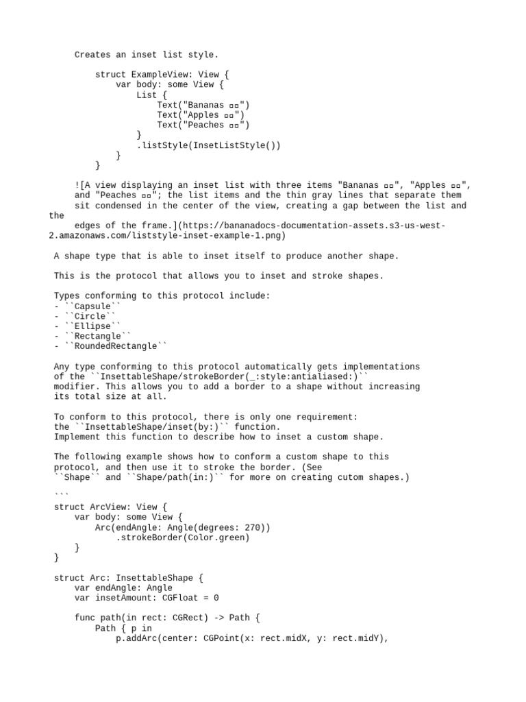 In Set List Style | PDF
