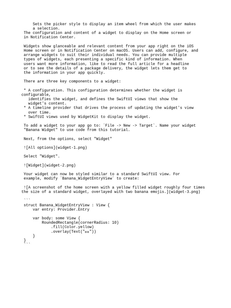 Wheel Picker Style | PDF