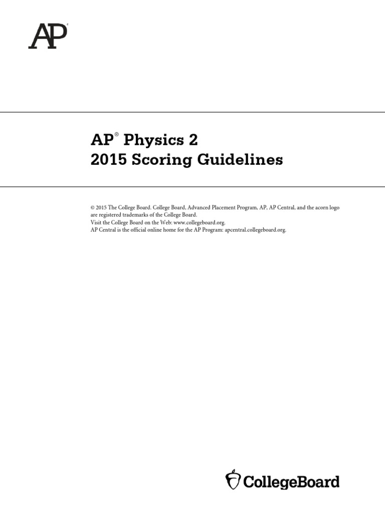 Ap Physics 2 2015 2022 Frq Ans Pdf Gases Energy Level