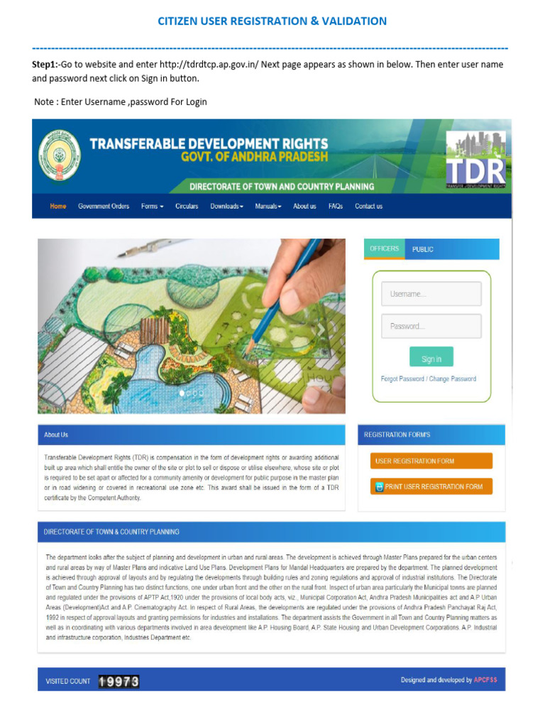 Citizen User Registration Guide | PDF