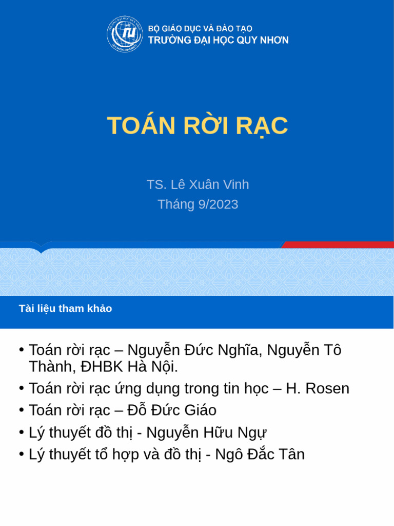 Slide Toan Roi Rac | PDF