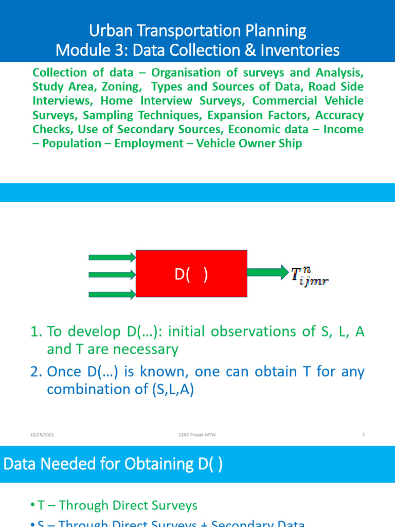 UTP Module 3 | PDF | Sampling (Statistics) | Survey Methodology