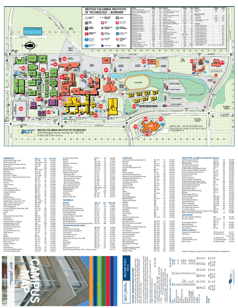 Bcit Map | PDF | Engineering