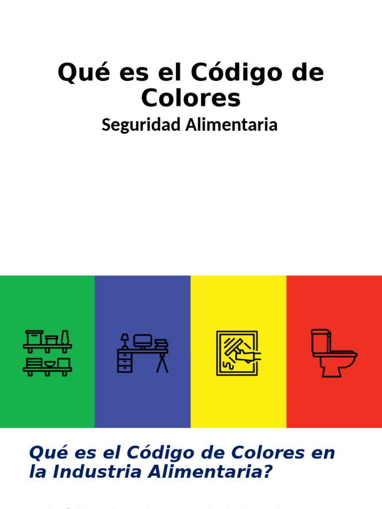 Codigo de Colores y Seguridad Alimentaria Exposion-1 | PDF