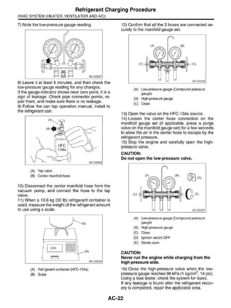 Refrigerant-Charging-Procedure Page-2 | PDF | Leak | Pressure