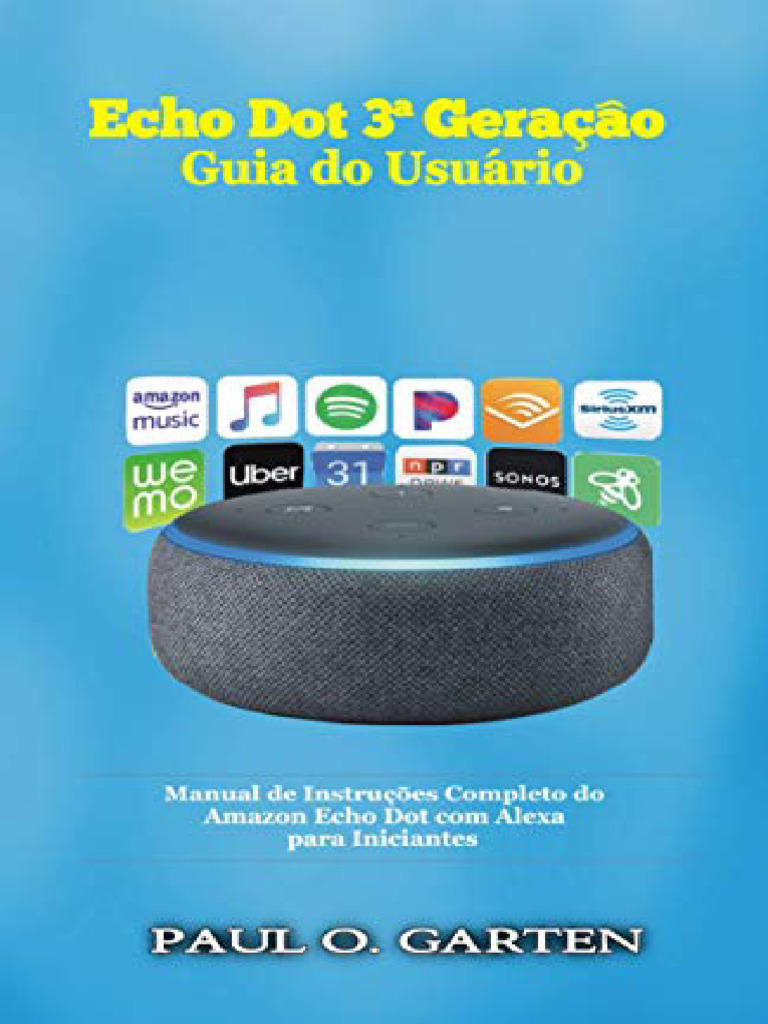 Resumo Echo Dot 3a Geracao Guia Usuario Manual Instrucoes Completo ...