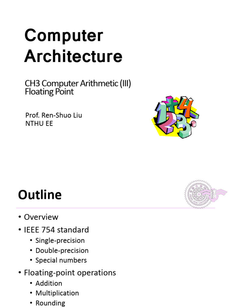 Chapter 03 Arith 3 Float | PDF | Multiplication | Computer Science