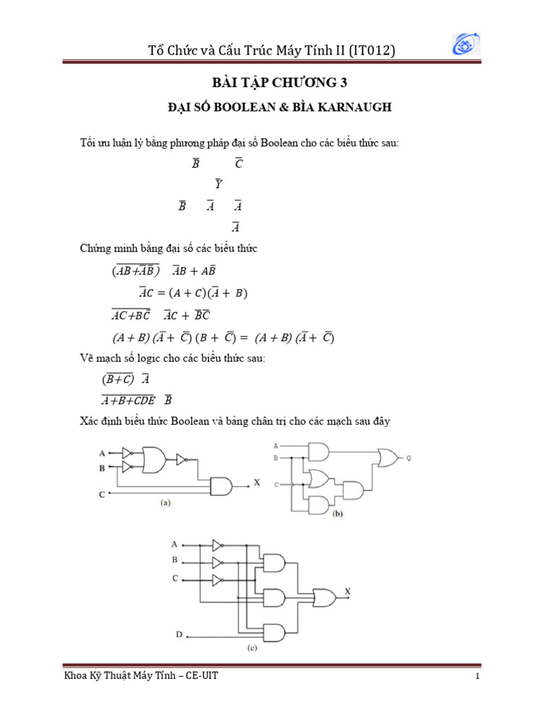 IT012 - Bai Tap Chuong 3 | PDF