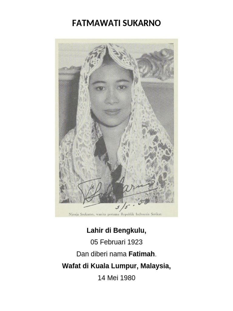 Fatmawati Sukarno | PDF