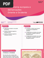 Divisão Geográfica: Oriente e Ocidente | PDF | Mundo ocidental | Europa