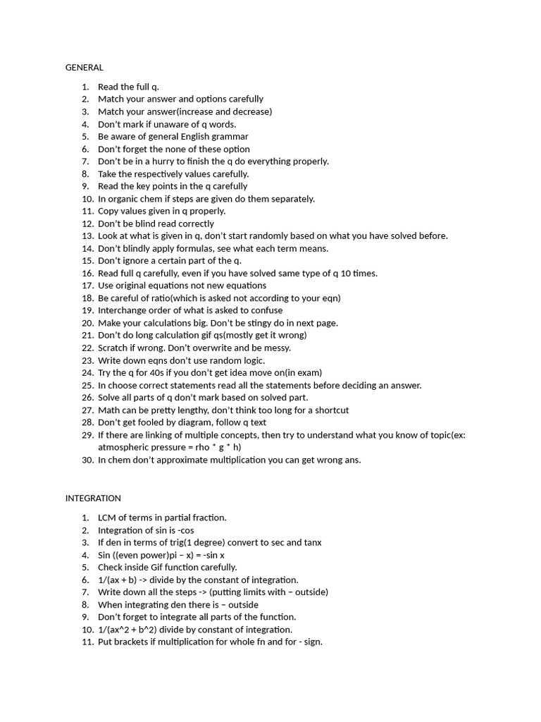 JEE chapter mistakes | PDF | Ester | Carboxylic Acid
