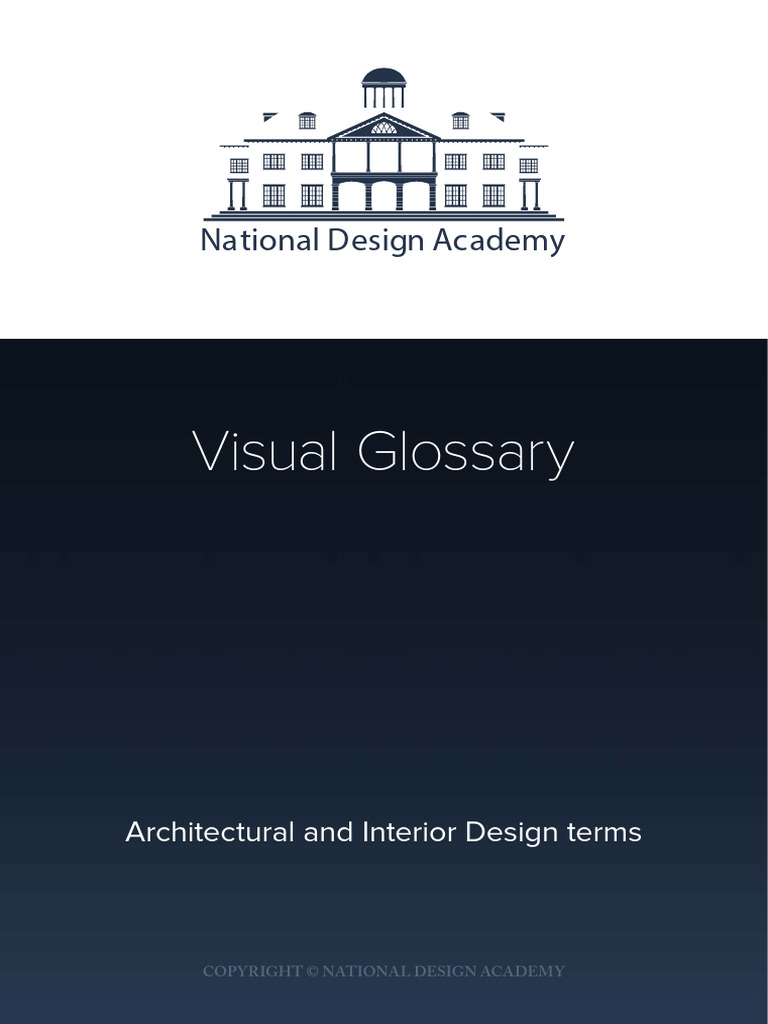 Glossary - Architectural and Interior Design Visual | PDF | Gothic ...