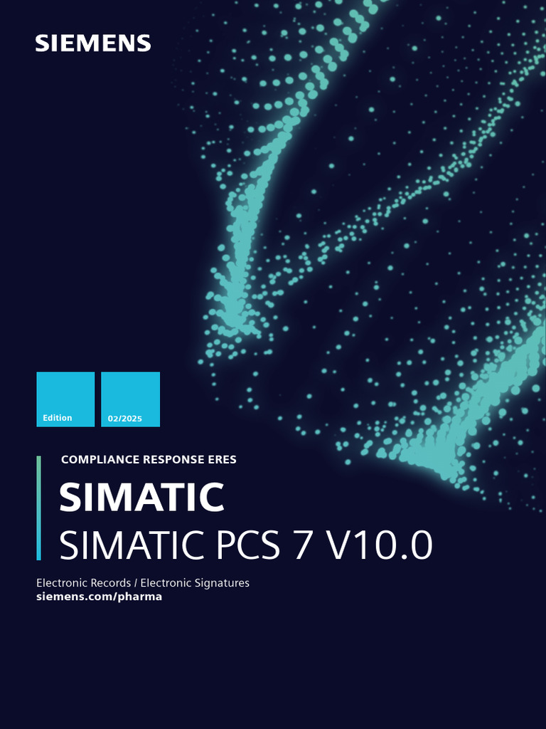 SIMATIC PCS 7 V10.0 ERES Compliance Guide | PDF | Login | Records ...