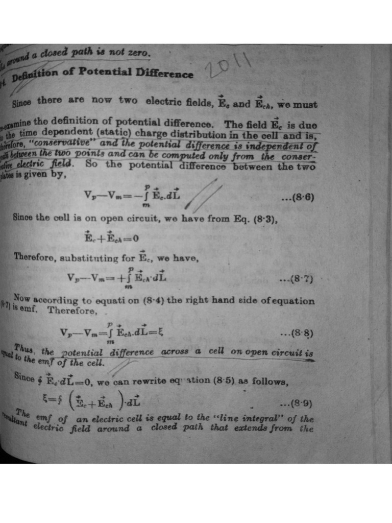 Potential Difference & Current | PDF