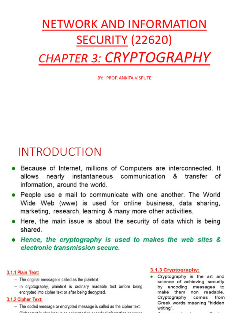 Cryptography | PDF