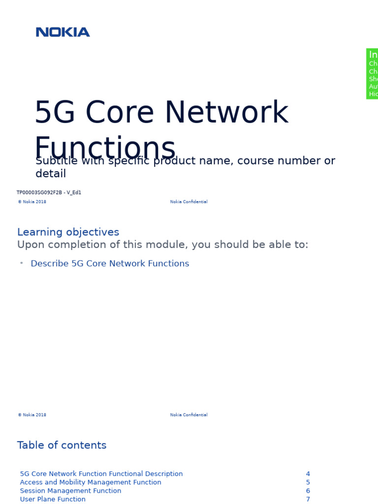 S02M05 TP00003SG092F2BV Ed1 5G Core Network Functions | PDF | Ip Multimedia Subsystem | Computer ...