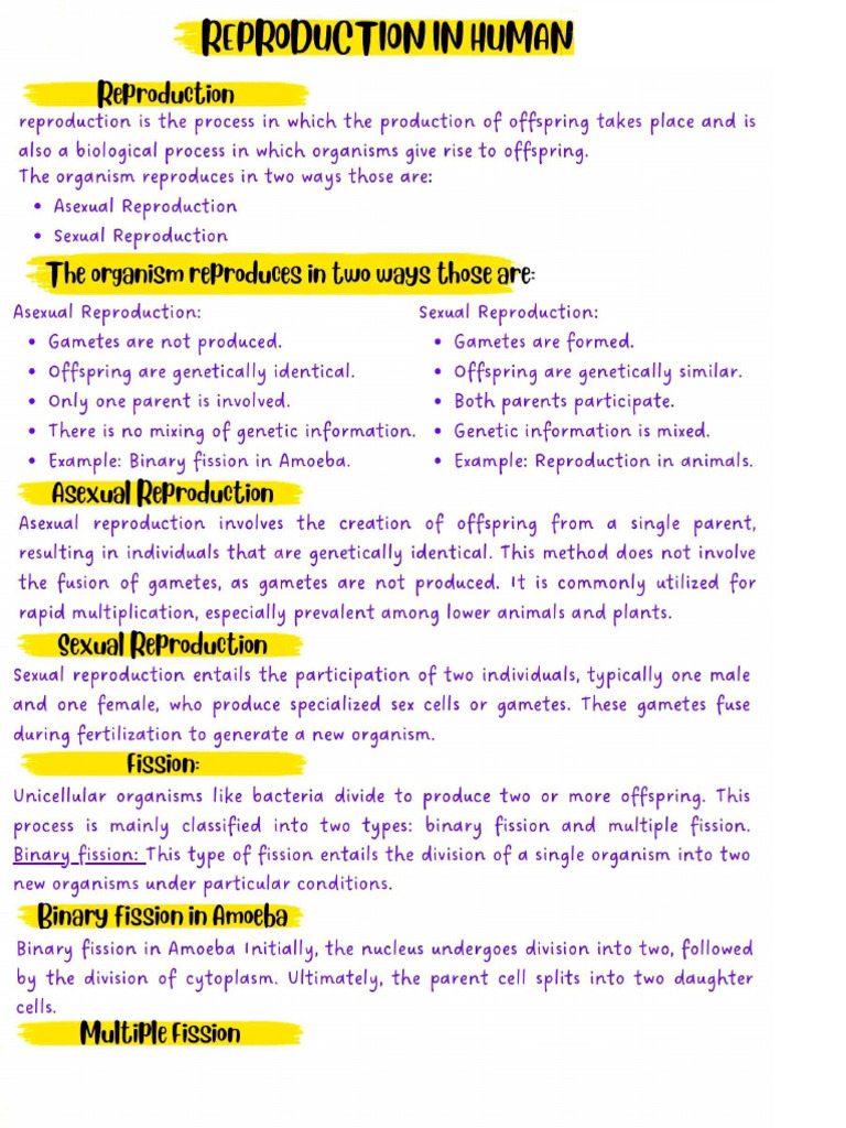 How Do Organisms Reproduce | PDF