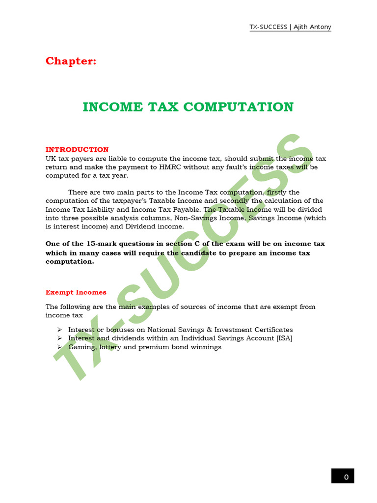 Income tax-2 | PDF | Taxes | Expense