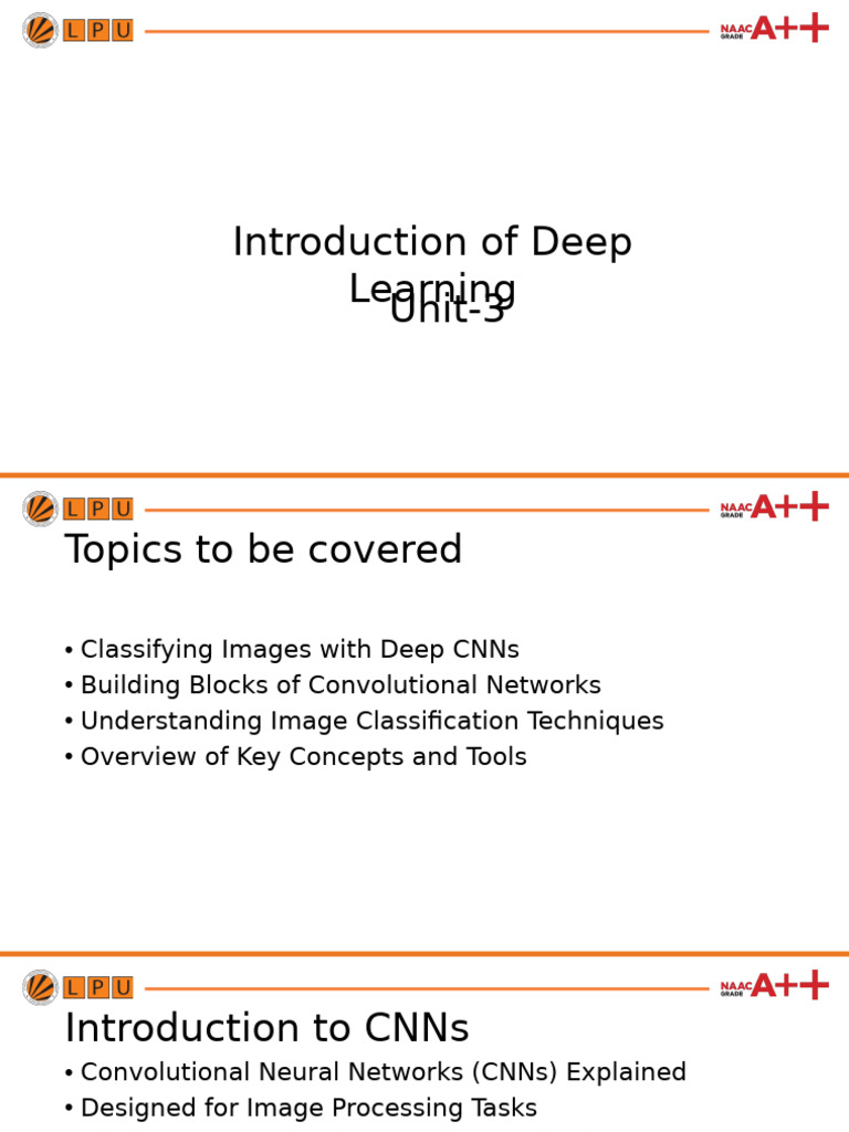 Unit 3 Deep Learning | PDF | Deep Learning | Computational Neuroscience