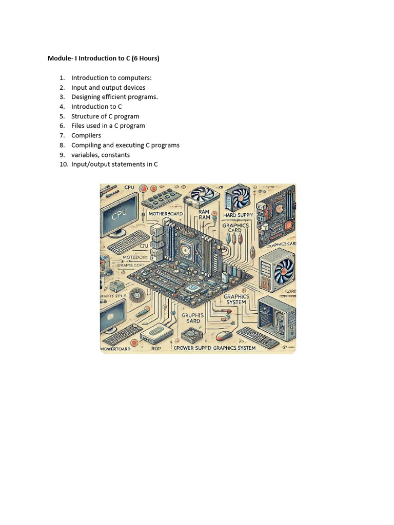 POCP_Module1[1] | PDF | Pointer (Computer Programming) | Computer Program
