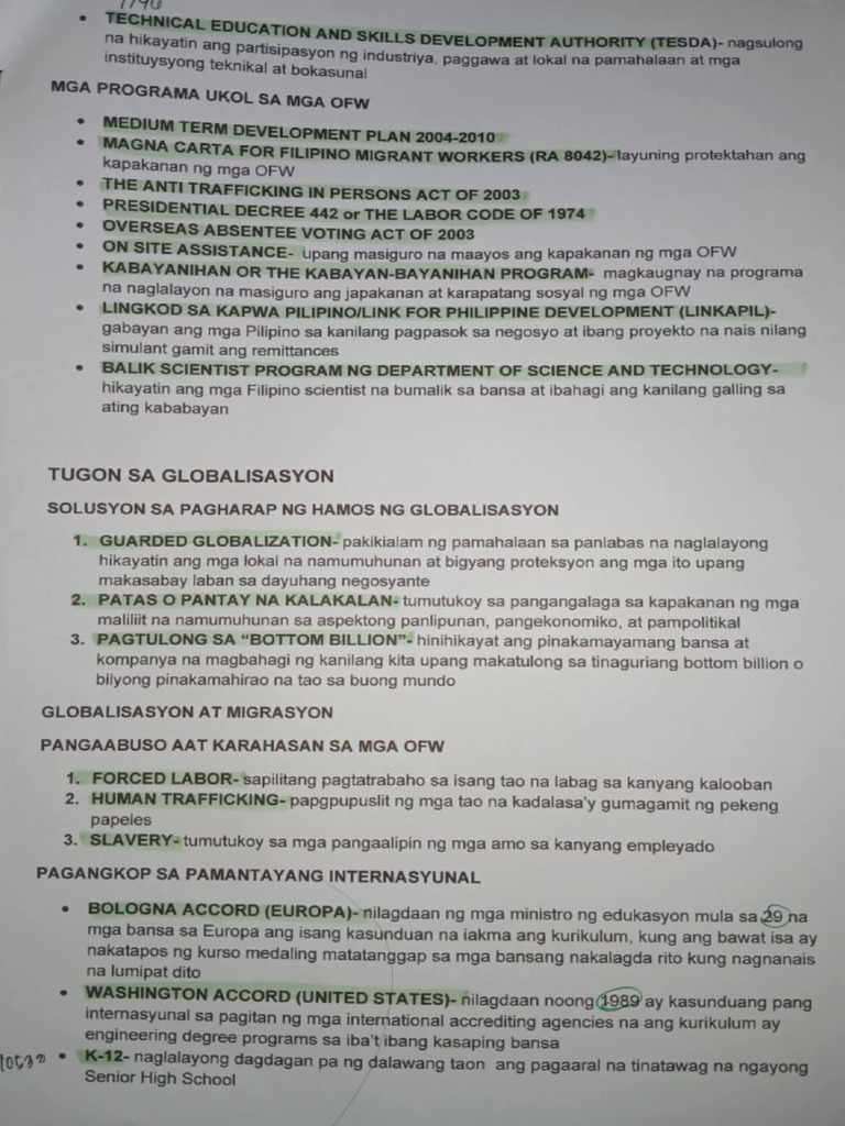 Ap Reviewer 2nd Quarter | PDF