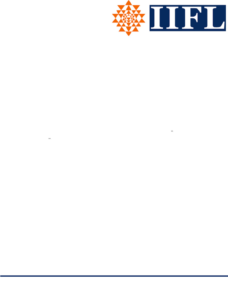 Internship Acceptance at IIFL | PDF