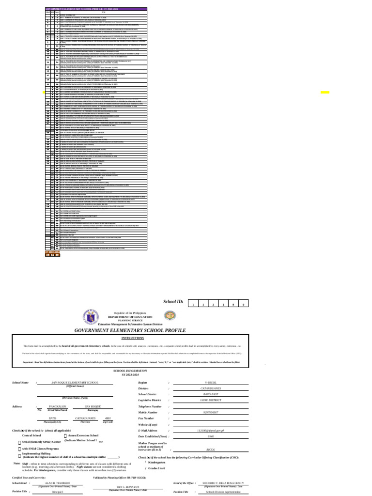 Gesp Sy 2023 2024 | PDF | Visual Impairment | Disability