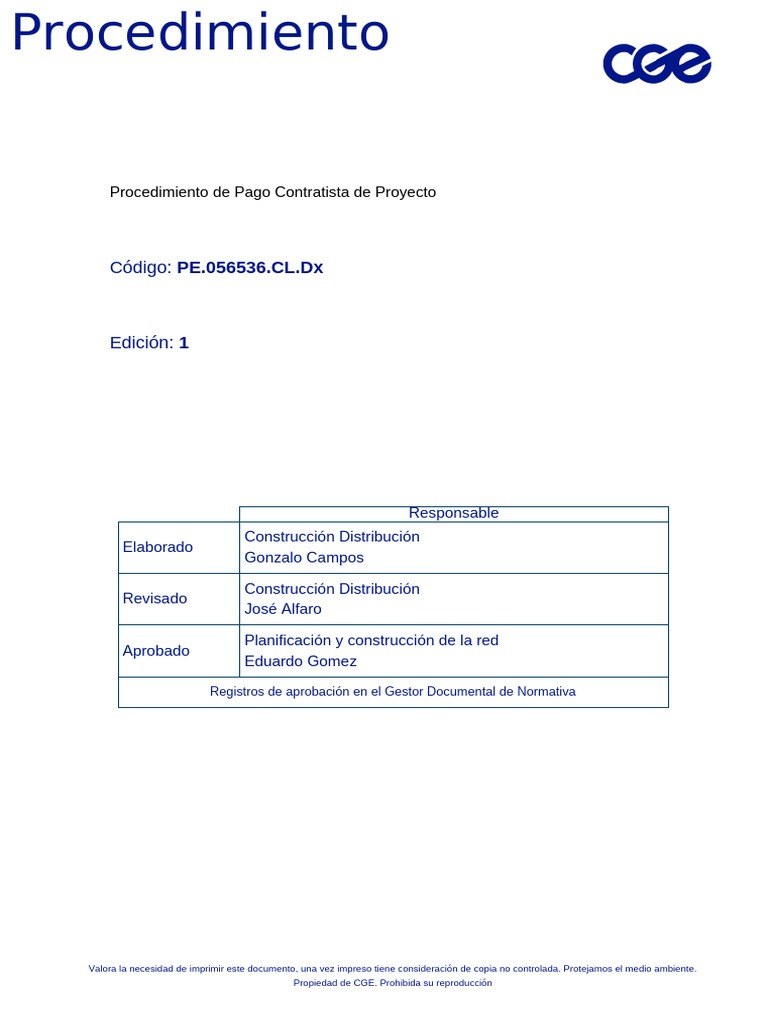 DX Proc Especifico-con-cuadro-Aprobadores Pago Contratista Proyecto V2 | PDF