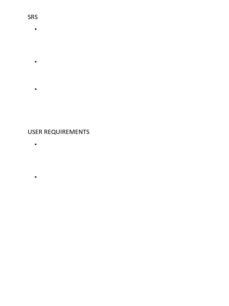 SRS | PDF