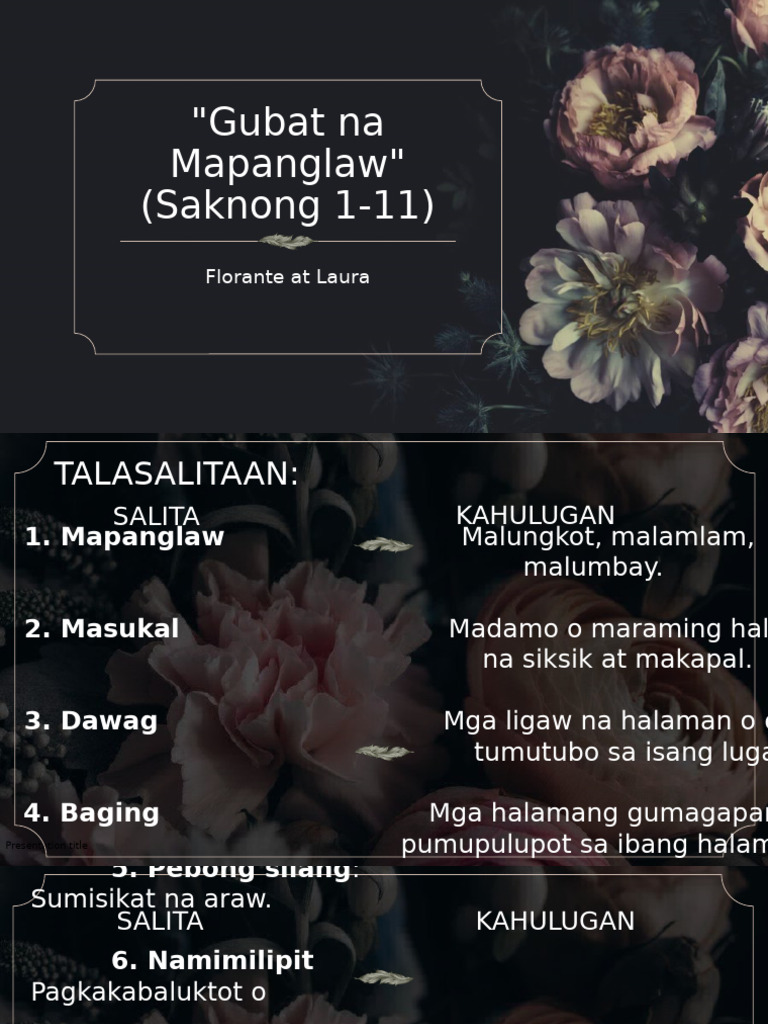 Gubat Na Mapanglaw | PDF