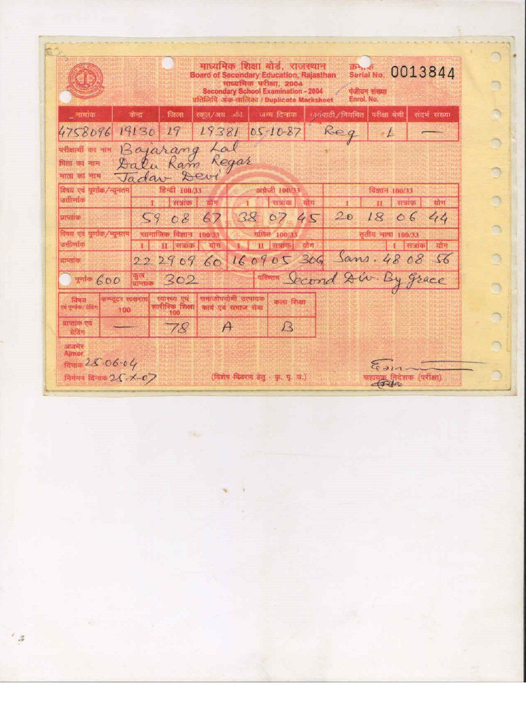 my all documents marksheet | PDF