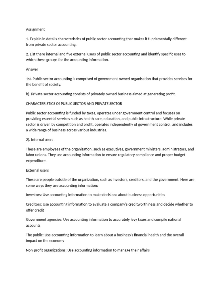 PSAF ASSIGNMENT | PDF