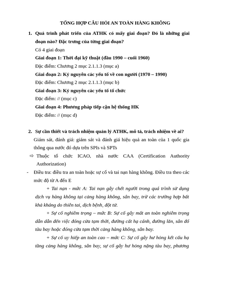 T - NG H - P Cã U H - I An Toã N Hã NG Khã NG | PDF