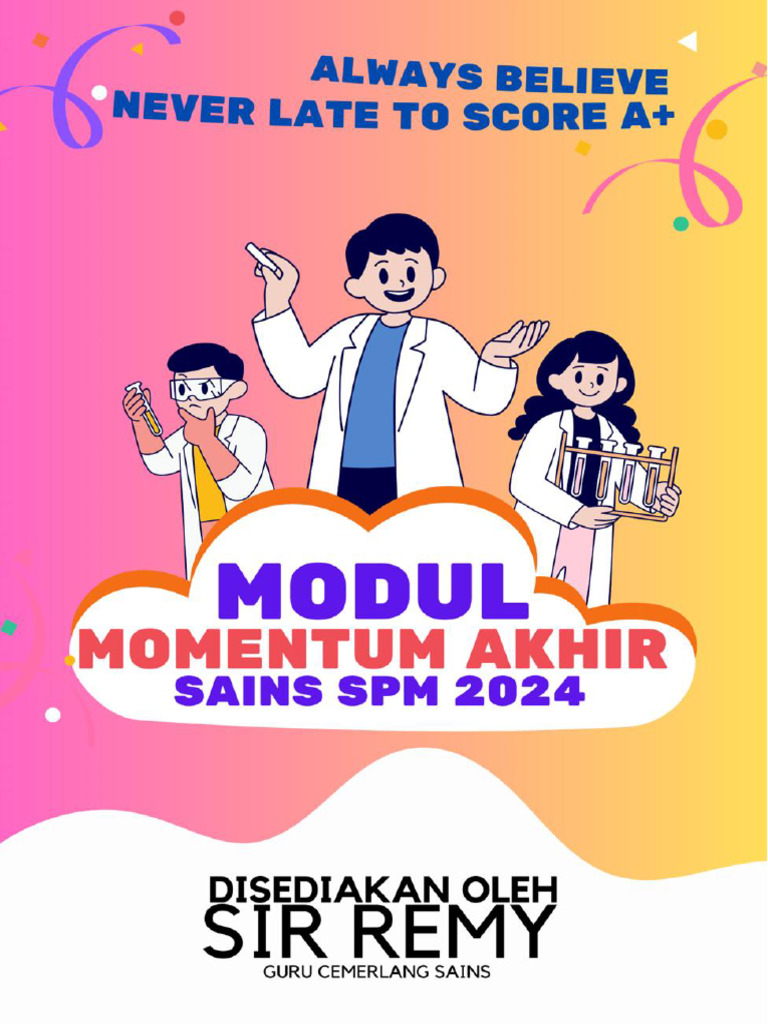 Skema - Momentum Sains SPM 2024 | PDF