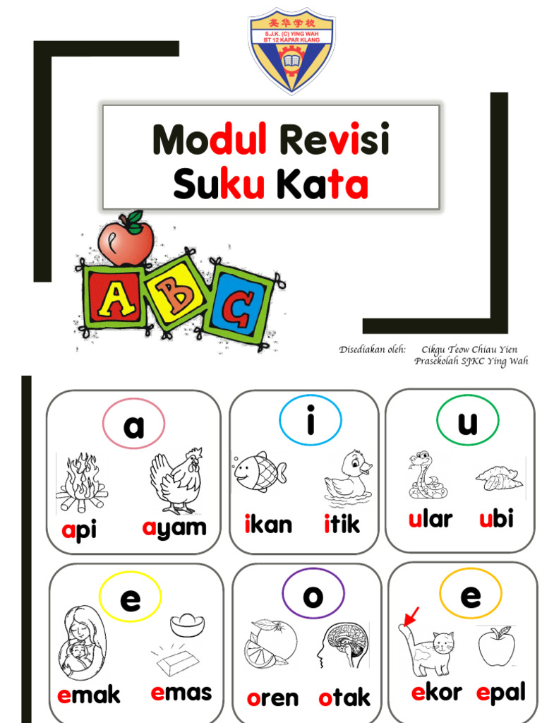 Modul Revisi Suku Kata 1 | PDF