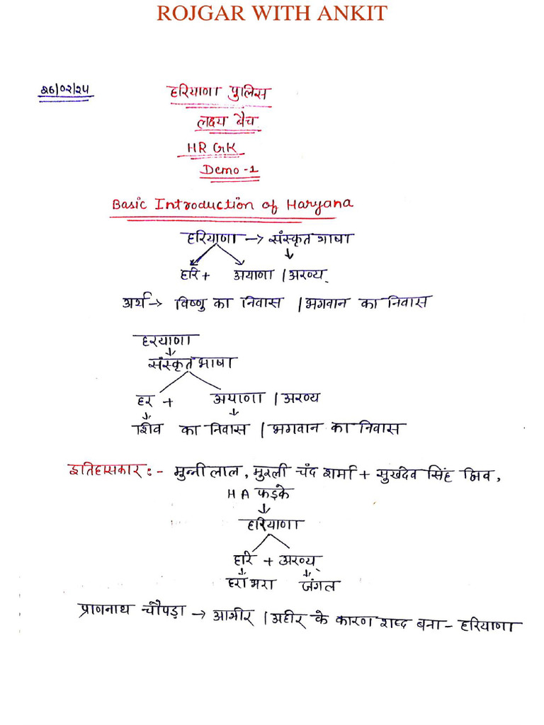 Rwa Haryana GK | PDF