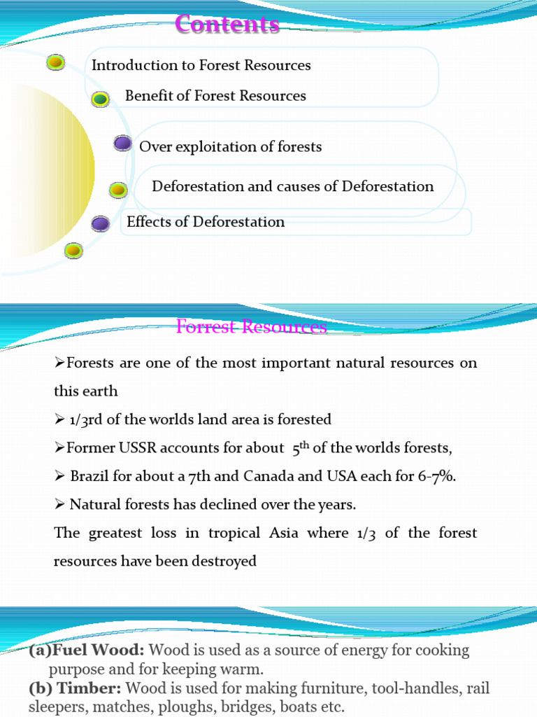 2. Forest Resources | PDF | Deforestation | Soil