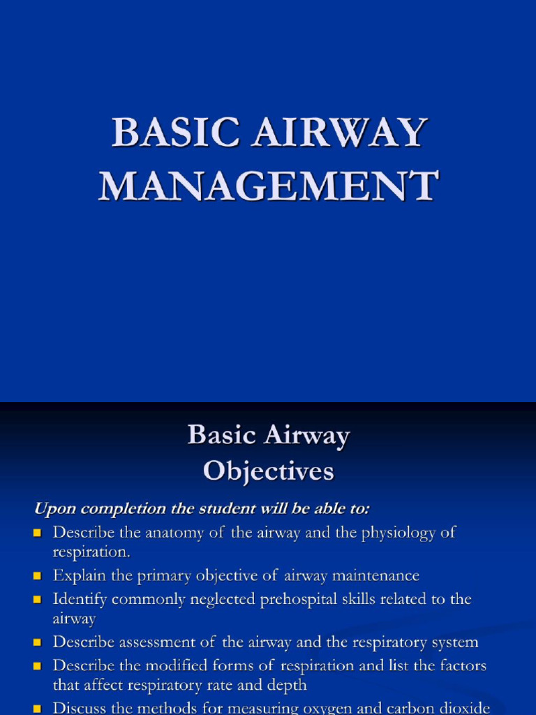 Basic Airway | PDF