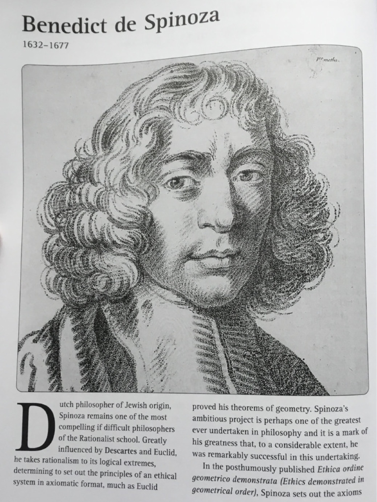 Bio- Spinoza | PDF | Baruch Spinoza | Free Will