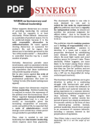 Weber-Politics As A Vocation | PDF | State (Polity) | Max Weber