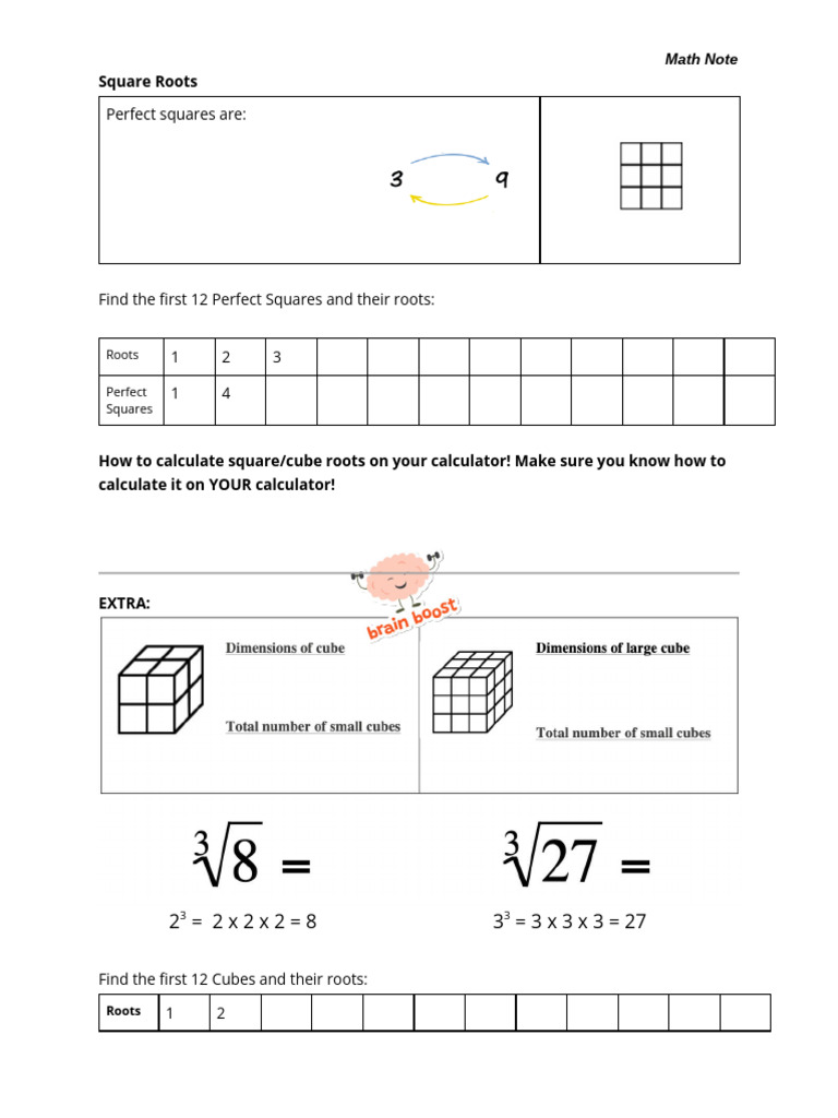 Rational and Irrational Numbers Reference | PDF