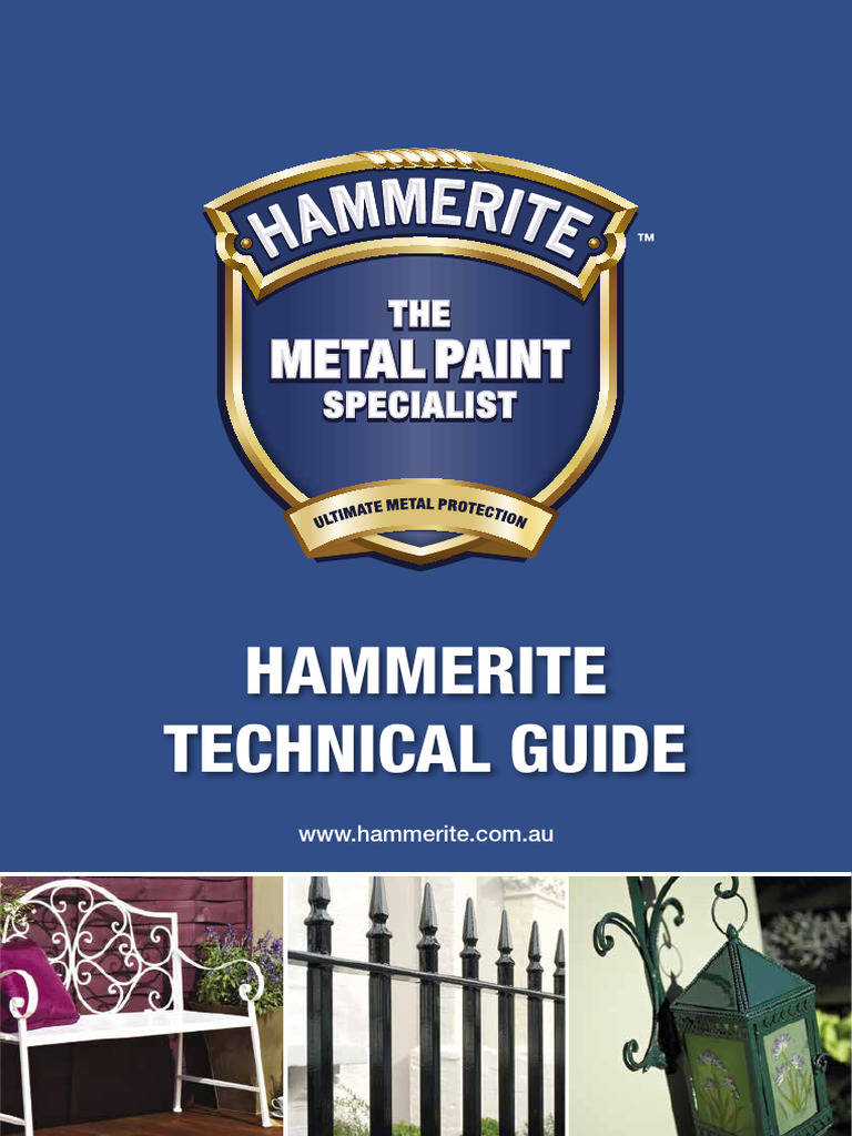 Aet.hammerite Metal Paint Technical Guide_WEB AU | PDF | Paint | Rust