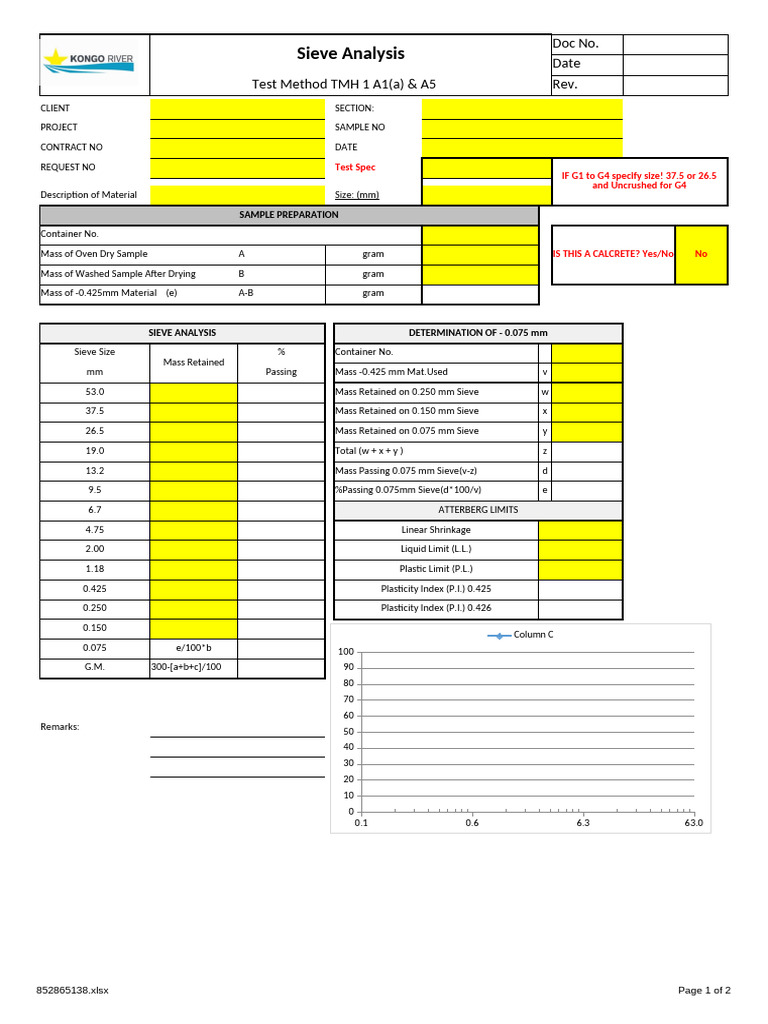 Soil Sieves Analysis | PDF | Civil Engineering | Applied And Interdisciplinary Physics