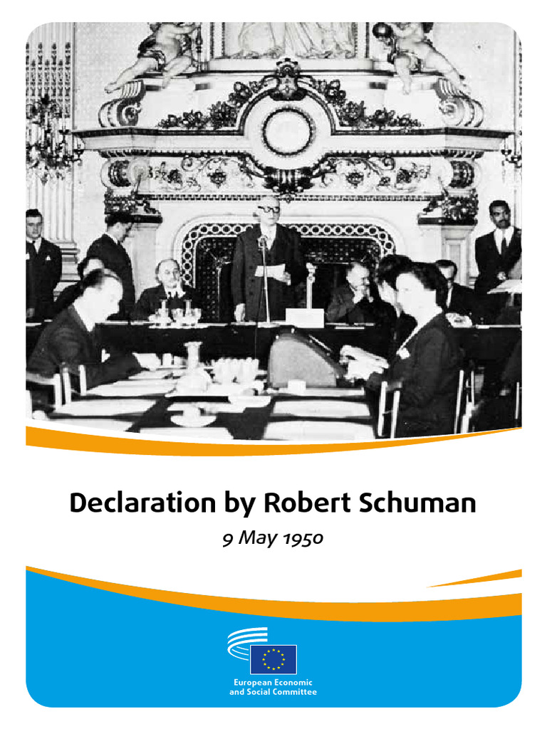 20 69 Schuman Declaration1950 A5 en | PDF | European Union | Government