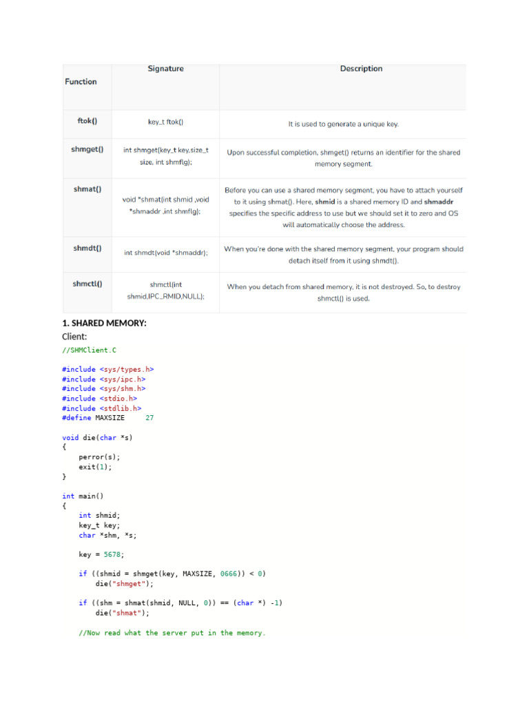 Ipc System Calls Programs 1 Pdf Pointer Computer Programming Software Development