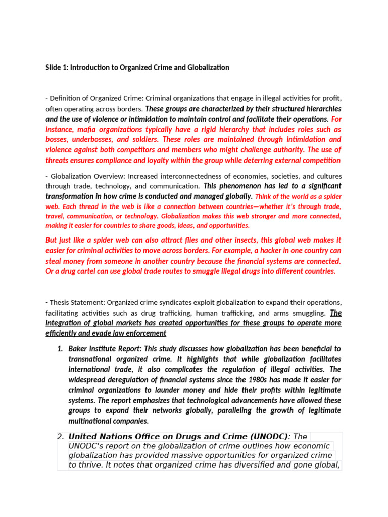 reporting docx. final | PDF | Illegal Drug Trade | Transnational ...