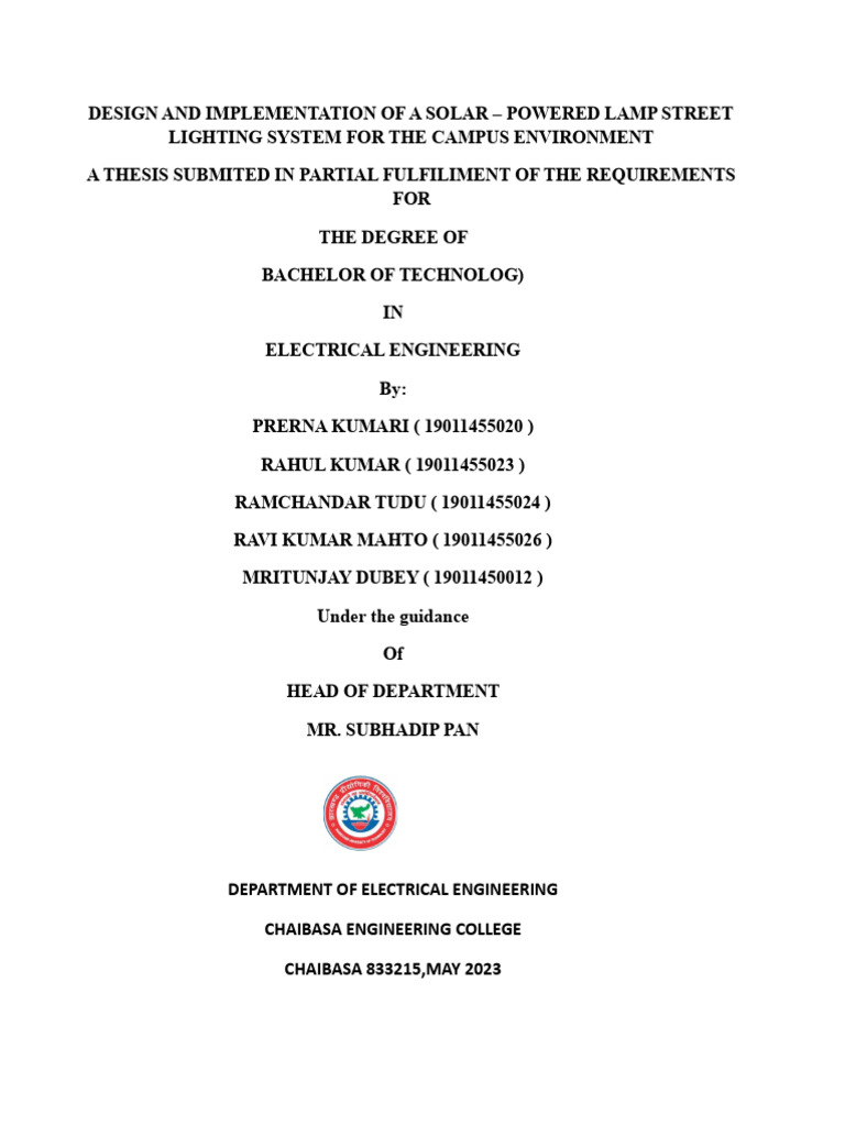 Final Project Rahul Bhaiya | PDF | Photovoltaics | Solar Panel