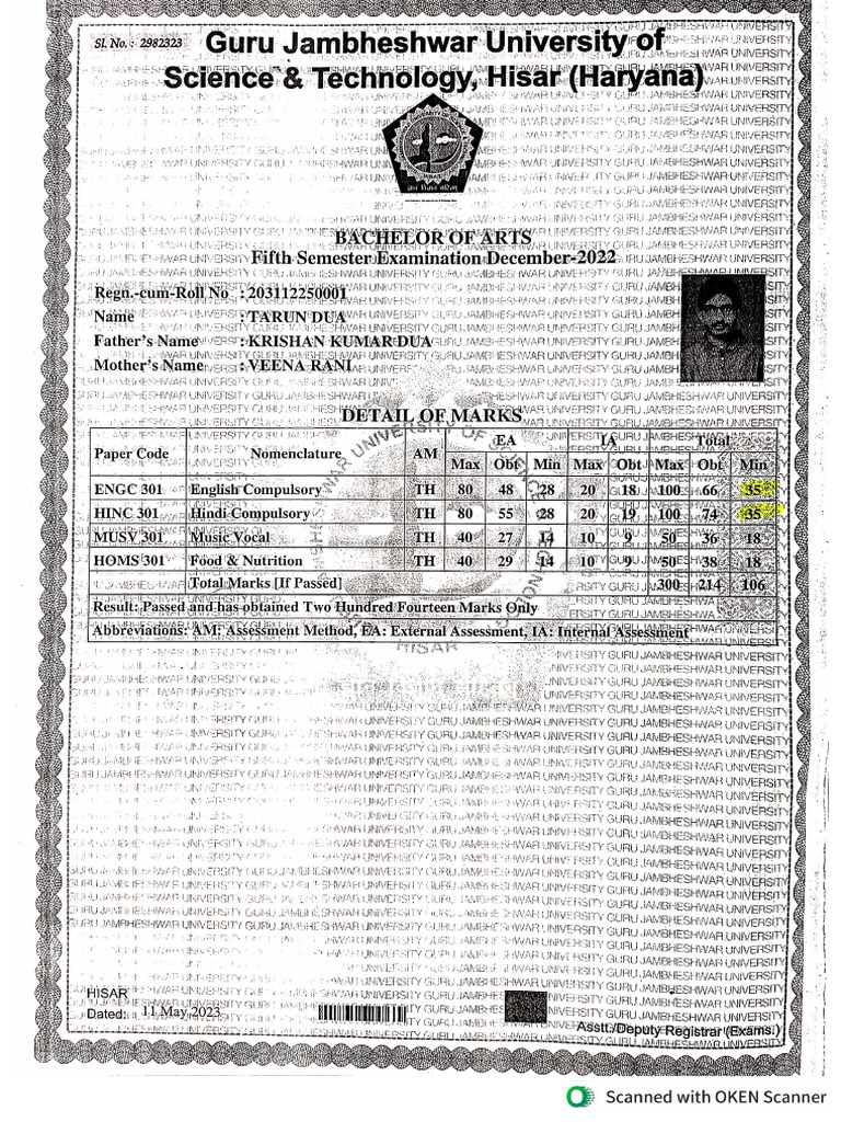 BA Pass Fail | PDF