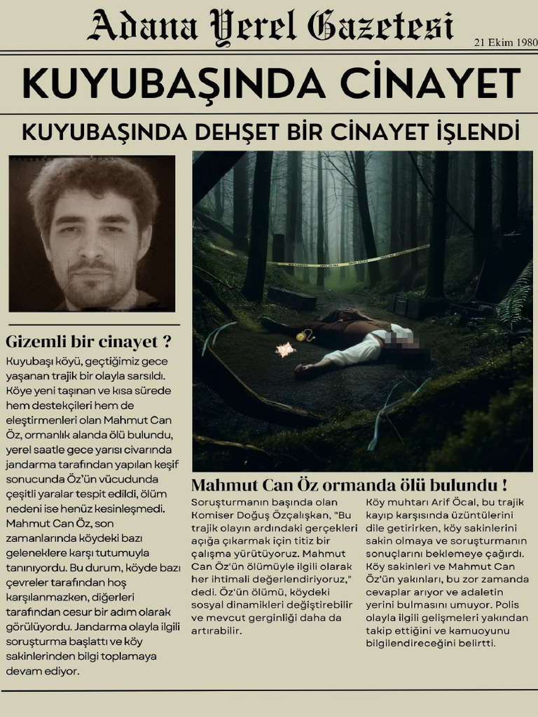 Kızıl Dava Turkce Katil Bulma Oyunu | PDF