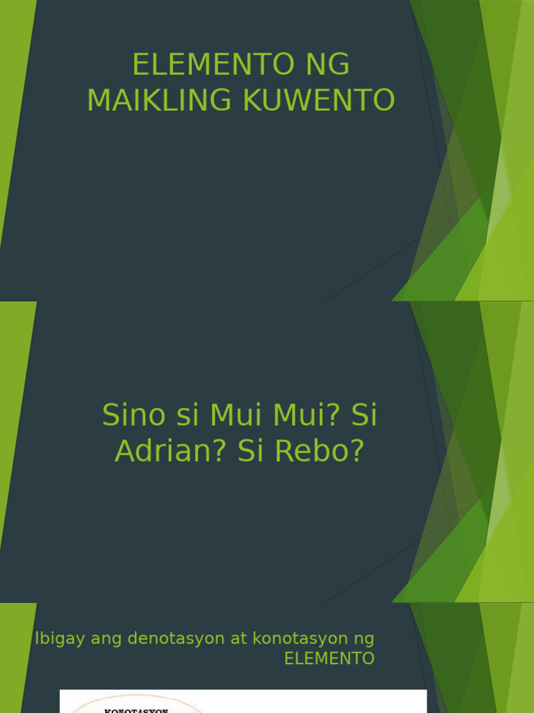 Elemento NG Maikling Kuwento | PDF
